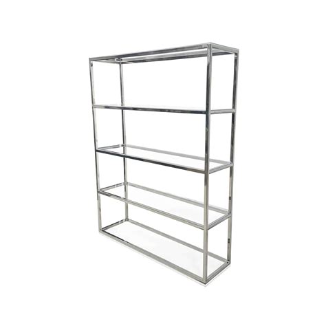 TIFFANY SILVER SHELF Modern Event Rental
