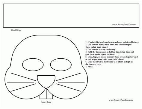 Easter Bunny Face Coloring Pages Coloring Home