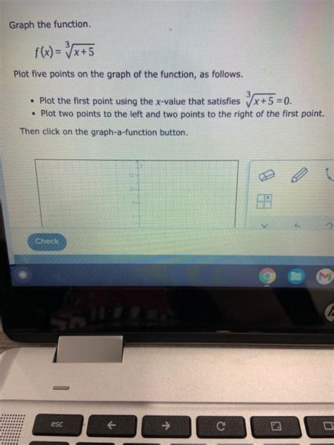 Solved Graph The Function Fx X5 X Plot Five Points On