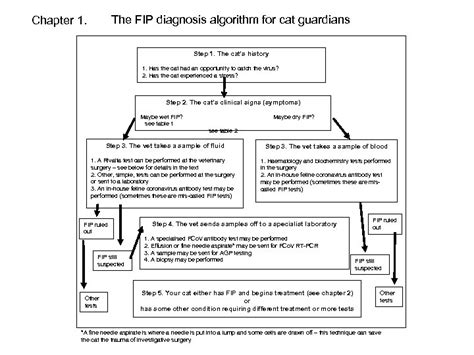 The Fip Diagnosis Algorithm For Cat Guardians Chapter