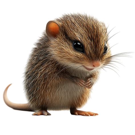 Tiny Mouse With Adorable Expression 54485126 Png