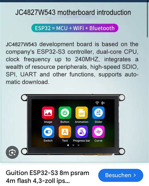 Guition Jc4827w543r Esp32 With 43tft 3rd Party Boards Arduino Forum