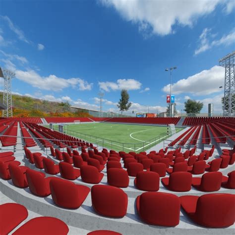 Стадион для мини футбола футбола 3d Модель 129 Max Free3d