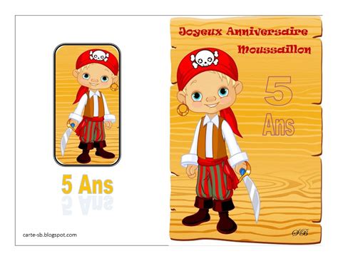Carte Gratuite à Imprimer Carte Anniversaire 5 Ans à Imprimer