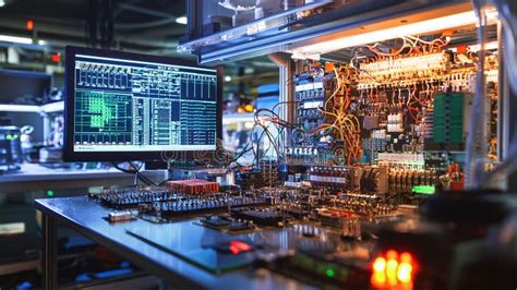 Explore The Intricacies Of An Electrical Engineering Lab Filled With