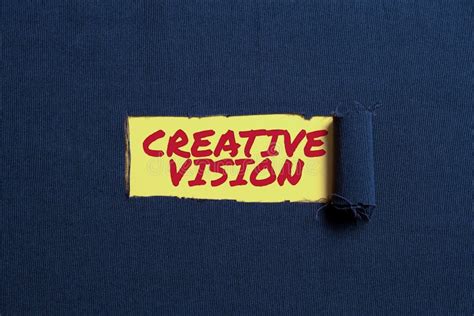 Text Showing Inspiration Creative Vision Word For Process Of Purposefully Generating Visual