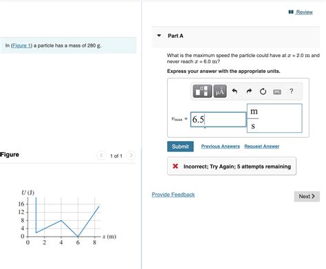 Solved In Figure 1 A Particle Has A Mass Of 280 G What Is Chegg Com