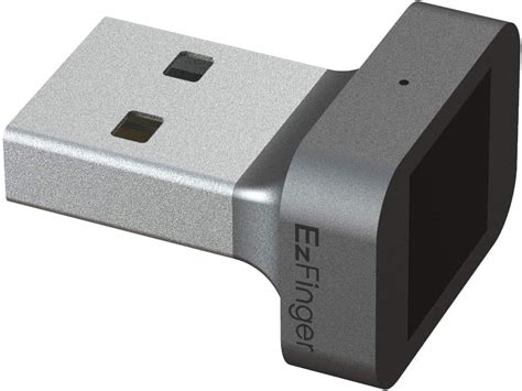 Octatco Ezfinger2 Llave De Seguridad Fido2 Y Windows Hello Dongle Usb 2 Factores Color Gris