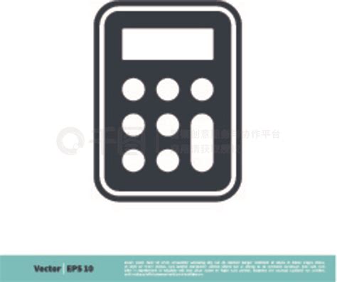 标志免抠元素 计算器图标矢量标志模板插图设计。矢量 Eps 10。 素材免费下载 241像素 Eps格式 编号42843829 千图网