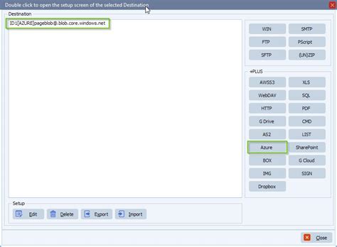 how to send files to azure using limagito file mover file mover