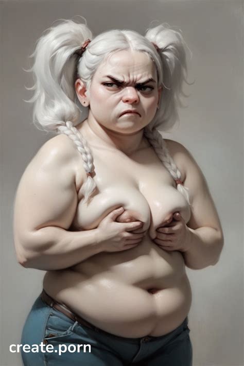 역겨워하는 18 창백한 피부헨타이 AI 포르노