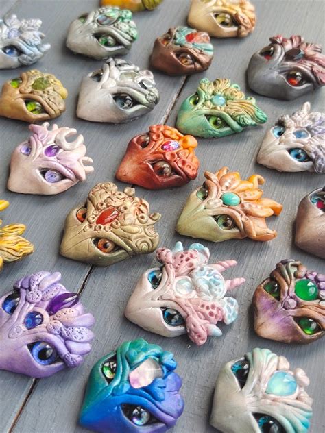 Miniature Masks Polymer Clay Polymer Clay Alien Clay Alien Head