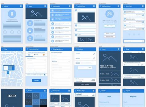 Mobile App Wireframe Templates IPhone Android Yes Web Designs