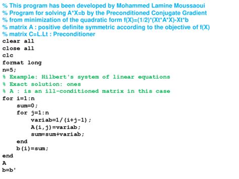 pdf preconditioned conjugate gradient method