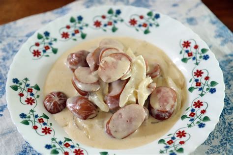 프랑크소세지 크림 조림