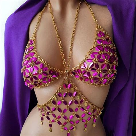 Carnival Set Acrylic Bra Body Chain Chain Bra Carnival Bra Etsy Artofit