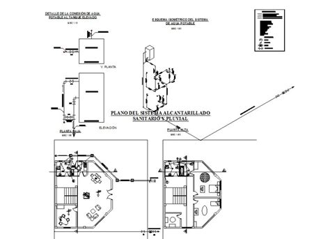 Two Story House Detail 2d View Cad Structural Block Layout Autocad File