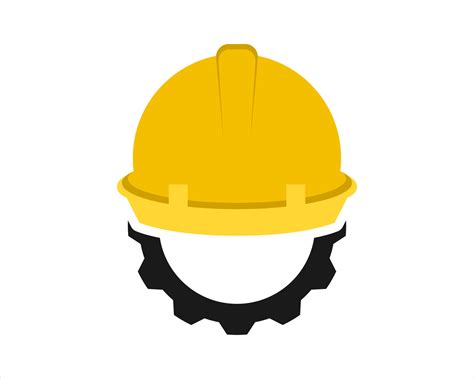 Building Hat With Gear Shape 12116024 Vector Art At Vecteezy