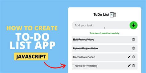 How To Build A Todo List App Using Html Css And Javascript Dev Community