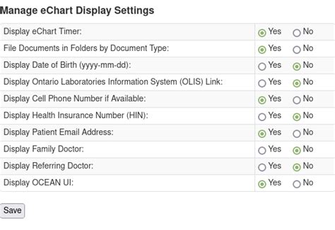Echart Display Settings The Oscar Galaxy