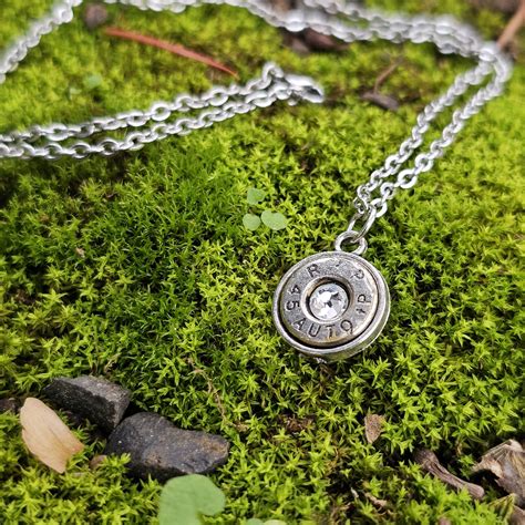 Simple Bullet Casing Necklace