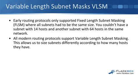 Subnetting Class C Networks And Vlsm Tutorial Flackbox