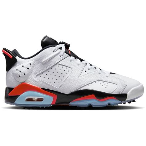Nike Air Jordan Retro 6 G Golf Shoes White Black Infrared 23 Carls
