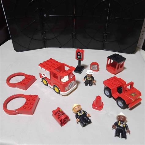 Lego Duplo Firetruck Fireman On Carousell