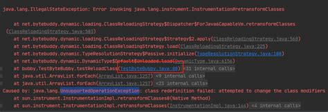 java lang illegalstateexception · issue 890 · raphw byte buddy · github