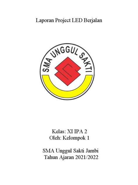 Laporan Project Arduino Kelompok 1 Xi Ipa 2 Pdf