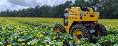 Premium Photo Autonomous Weed Control Systems Utilizing Background
