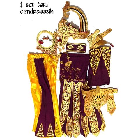 Jual Pakaian Tari Cendrawasih Kostum Full Set Khas Bali Indonesia