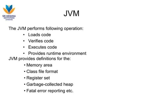 Java History Buzzwords Jvmarchitecturepptx