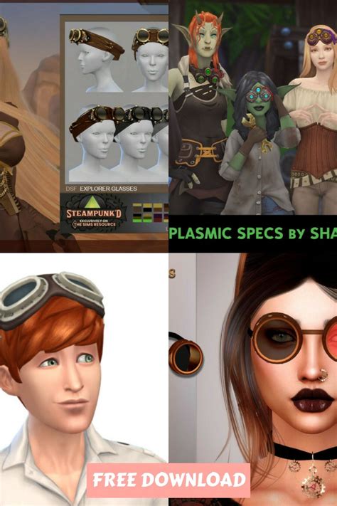 Sims 4 Goggles Cc In 2025 Sims 4 Sims Goggles