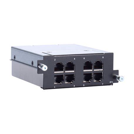 RM G TX PoE Switches RM G Module Series MOXA