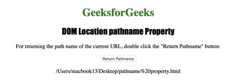 Html Nom Du Chemin De Lemplacement Dom Propriété Stacklima