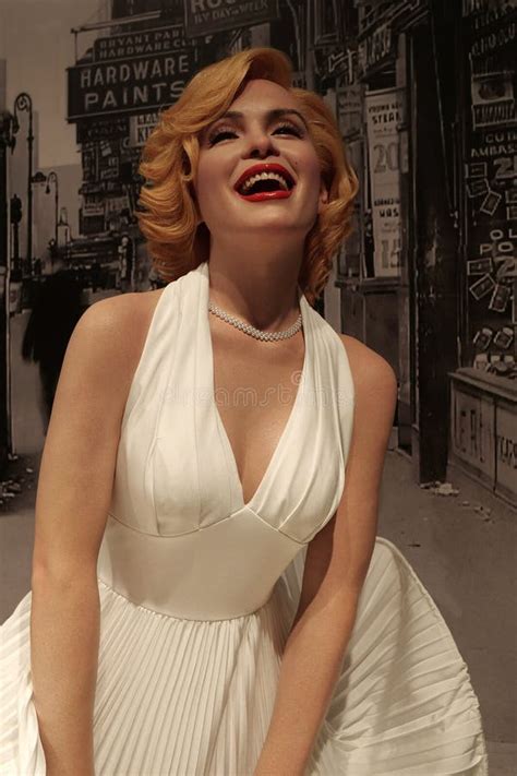 Wax Figure Of Marilyn Monroe American Actress Model And Singer