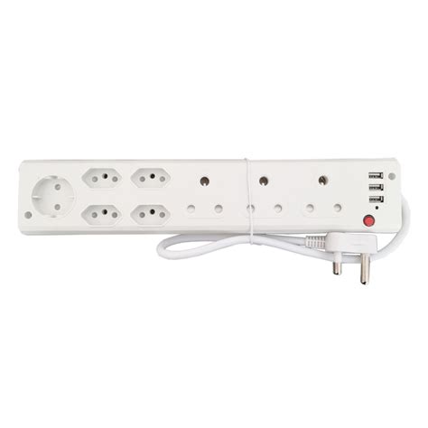 Redisson Usb 8 Way Multi Plug Adapter Fire Resistant Buy Online In South Africa