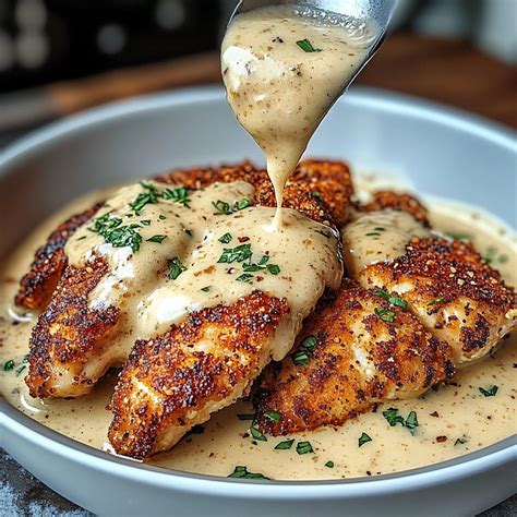 Parmesan Crusted Chicken With Creamy Garlic Sauce Cook With Sozan