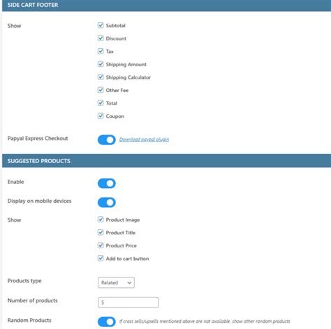 side cart for woocommerce