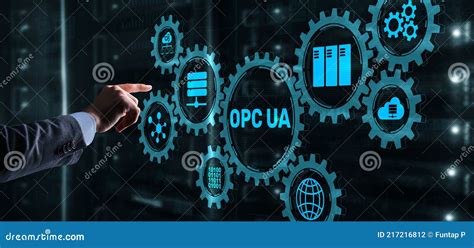 Opc Unified Architecture Data Transmission In Industrial Networks Concept 2021 Stock