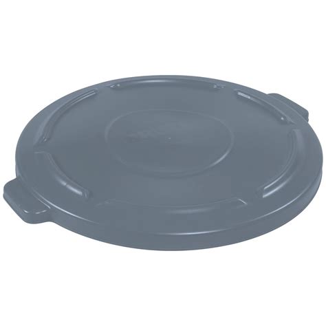 Rubbermaid® Brute® Flat Trash Can Lid 44 Gallon Gray
