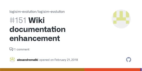 Wiki Documentation Enhancement · Issue 151 · Logisim Evolutionlogisim