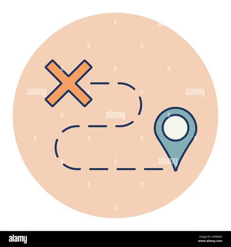 Route Vector Icon Navigation Sign Stock Vector Image Art Alamy