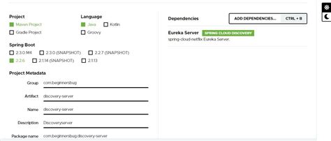Create Netflix Eureka Discovery Server Using Spring Boot Beginnersbug