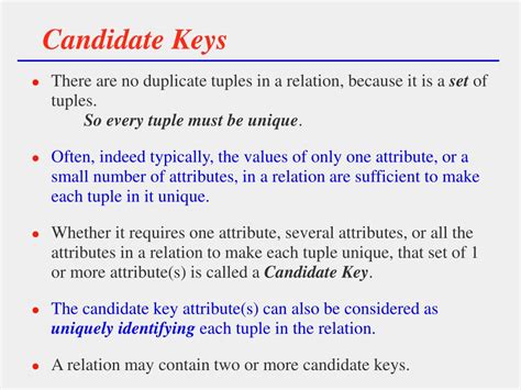 Ppt Candidate Keys Powerpoint Presentation Free Download Id3431418