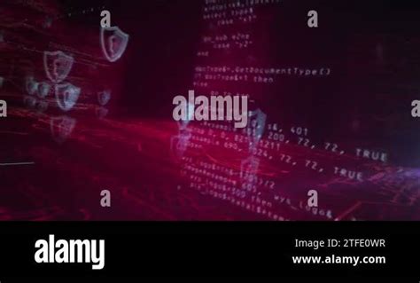 Cyber Security Network Protection And Digital Data With Shield Symbol Abstract Cyber Concept