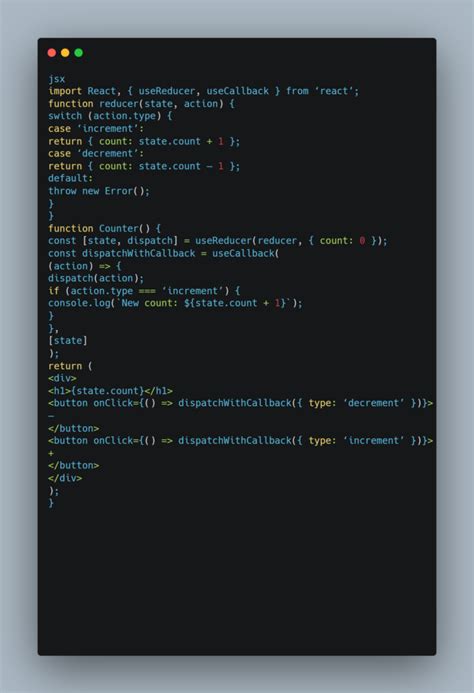 The Use Of UseReducer Hook In React For Callbacks After State Changes