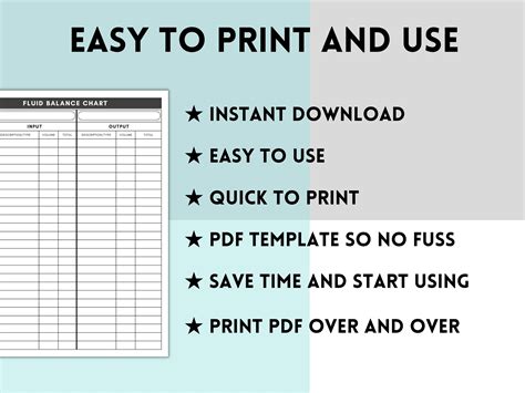 Fluid Balance Chart Fluids Intake And Output Record Intake And Output