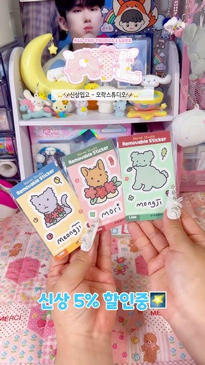 신상입고 모락스튜디오 폴꾸 스꾸 다꾸 다이어리꾸미기 폴라로이드꾸미기 다이어리 스티커 Stickers 문덕 씰스티커 덕질다이어리 덕질다꾸 키스컷